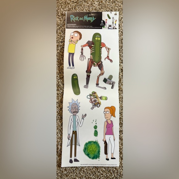 Roommates | Wall Decor | Rick And Morty Wall Decals Pickle Rick Edition ...